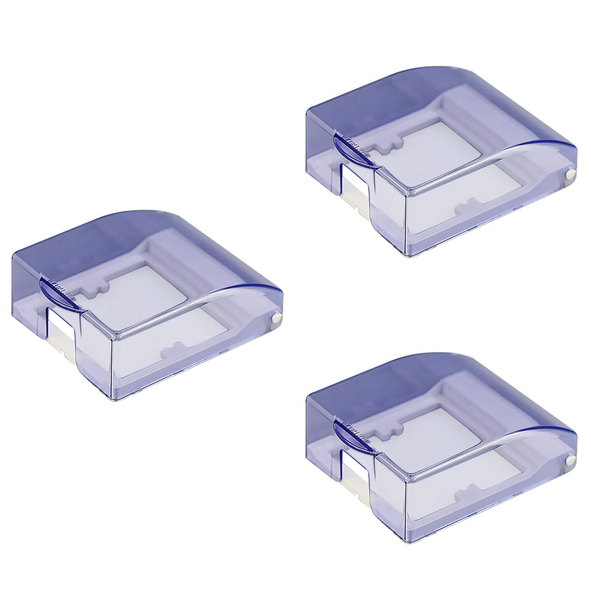 Masteelf 3pcs 1 Gang Outlet Cover Clear Waterproof Socket Cover Plug ...