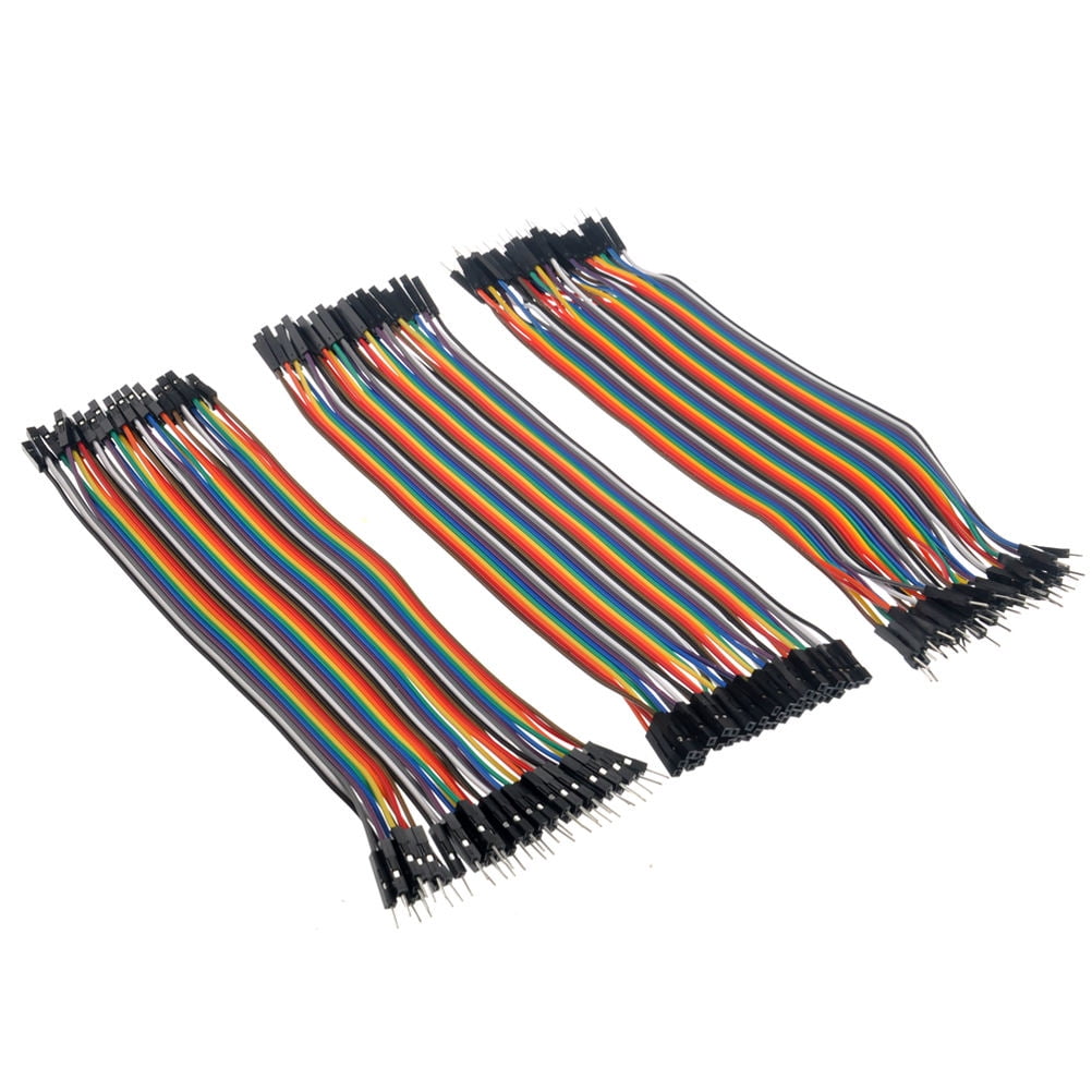 Masteelf 3pcs 20cm Multicolored 40-pin Male to Female /Male to Male ...