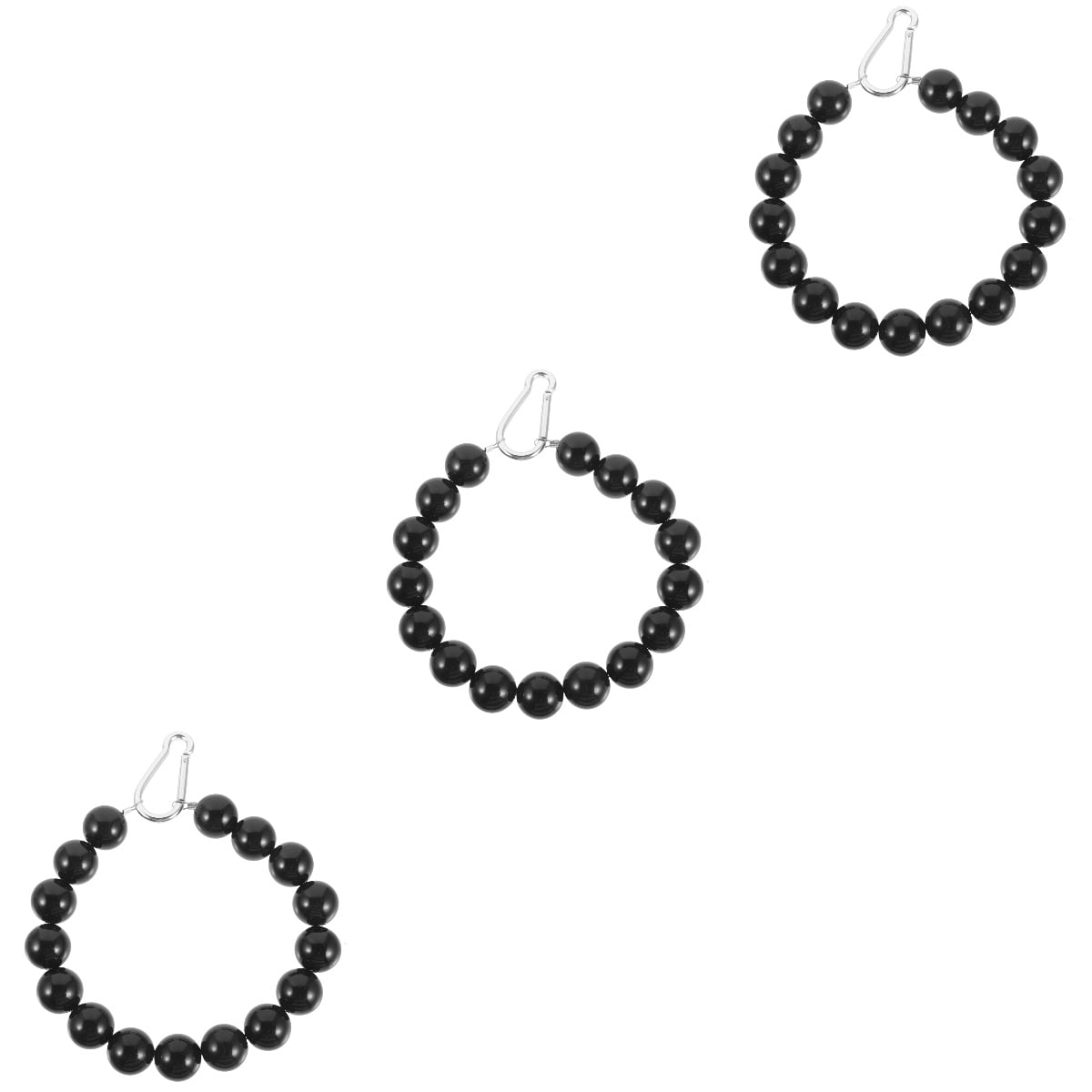 Masteelf 3pcs Beaded Flag Retainer Ring Flagpole Bead Ring Replacement ...