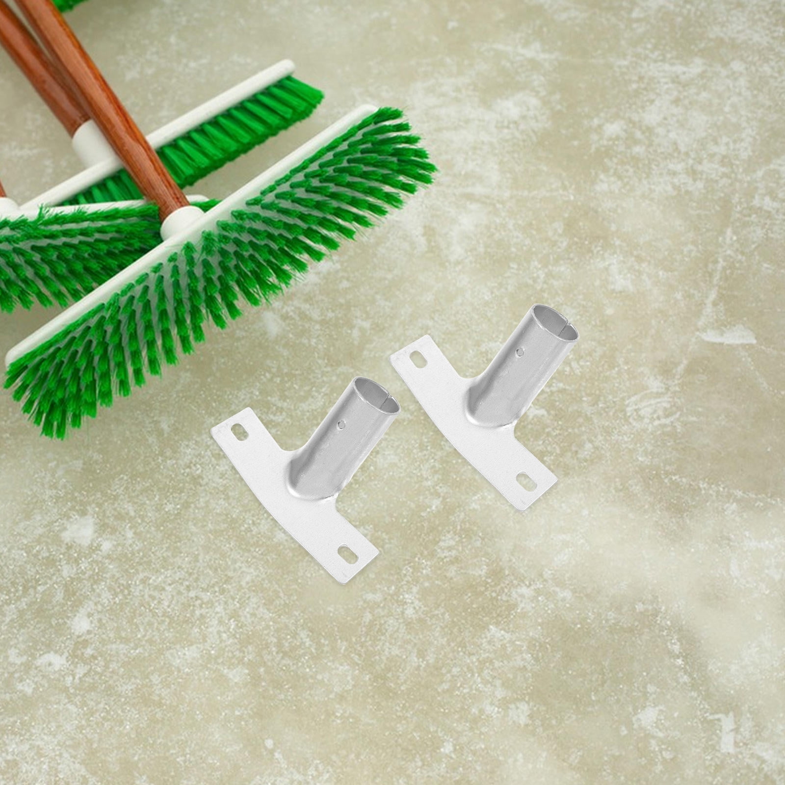 Masteelf 3pcs Broom Handle Adapter Iron Floor Scrubber Connector Pole ...