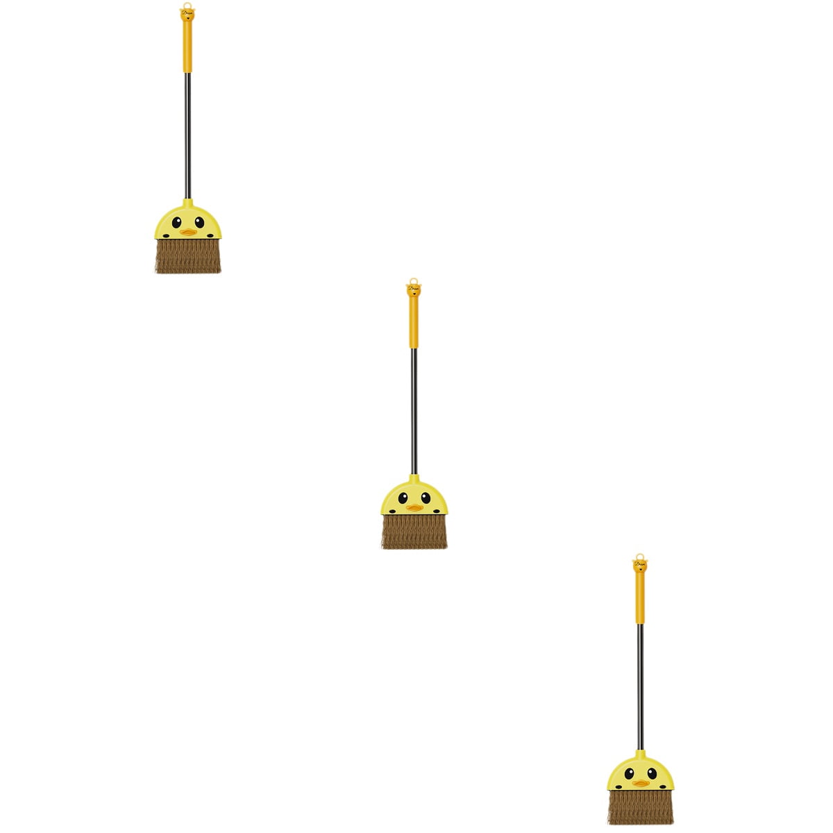 Masteelf 3pcs Cartoon Small Broom Kids Plastic Broom Cute Toddler Broom ...