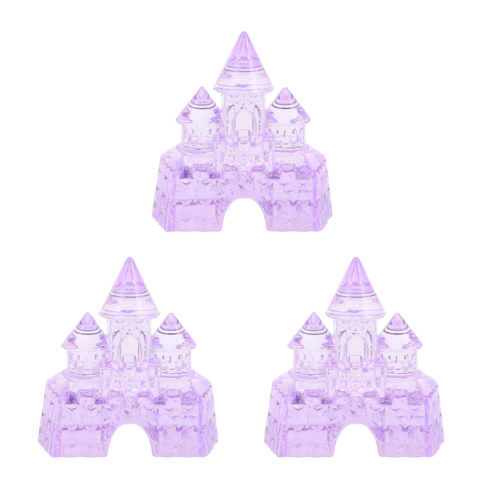 Masteelf 3pcs Castle Toy Plastic Vivid Castle Toy Realistic Castle ...