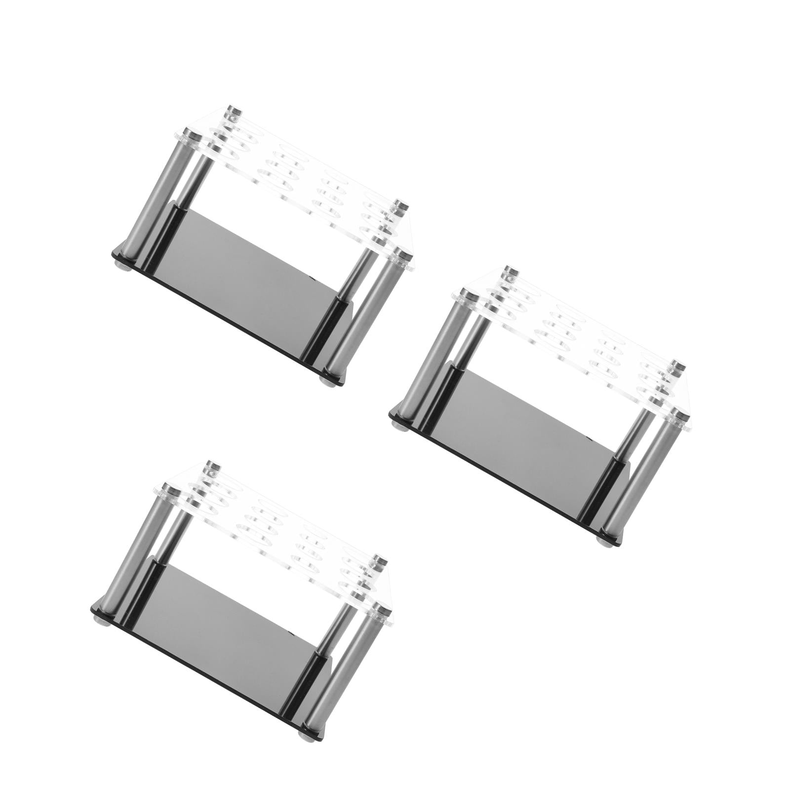 Masteelf 3pcs Chess Piece Holder Acrylic Chess Molds Rack Chess Piece ...