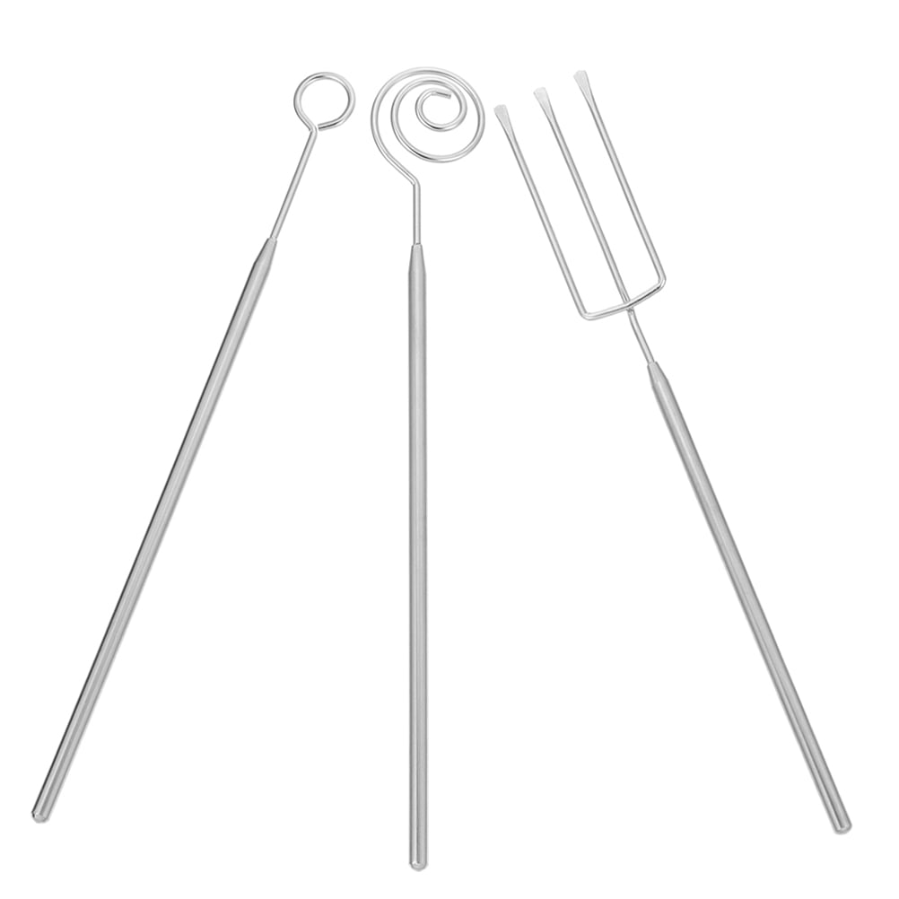 SWETRACE Fondue Forks Stainless Steel Silver For Beginners Home ...