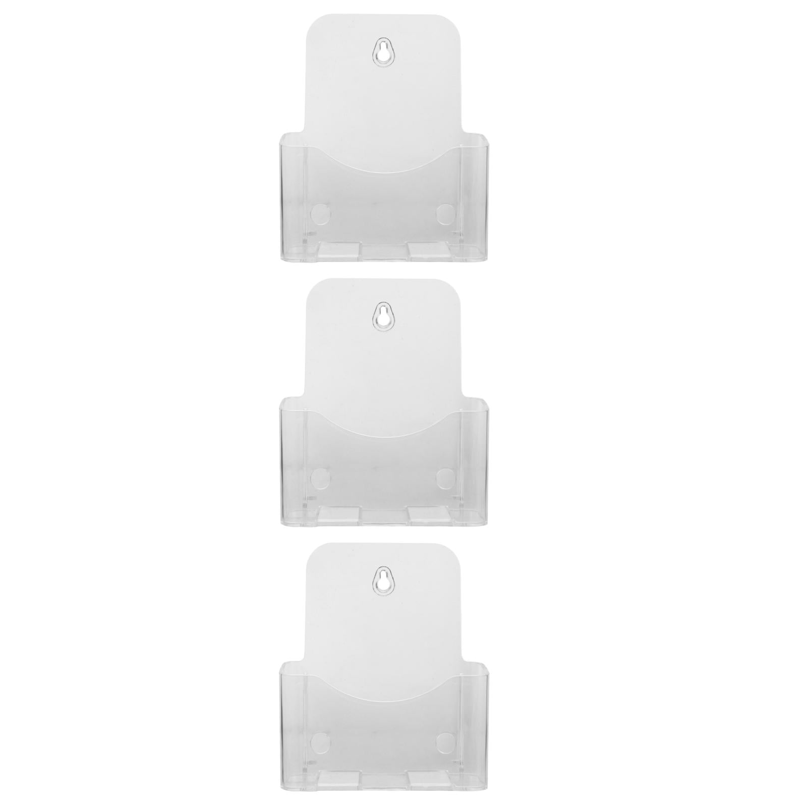 Masteelf 3pcs Clear Acrylic Brochure Holder Brochure Display Stand ...