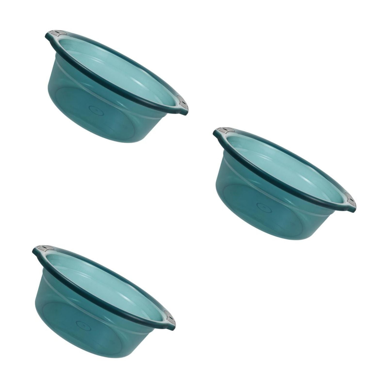 Masteelf 3pcs Clear Dishpan with Handles Foot Soak Bucket Hand Wash Tub ...