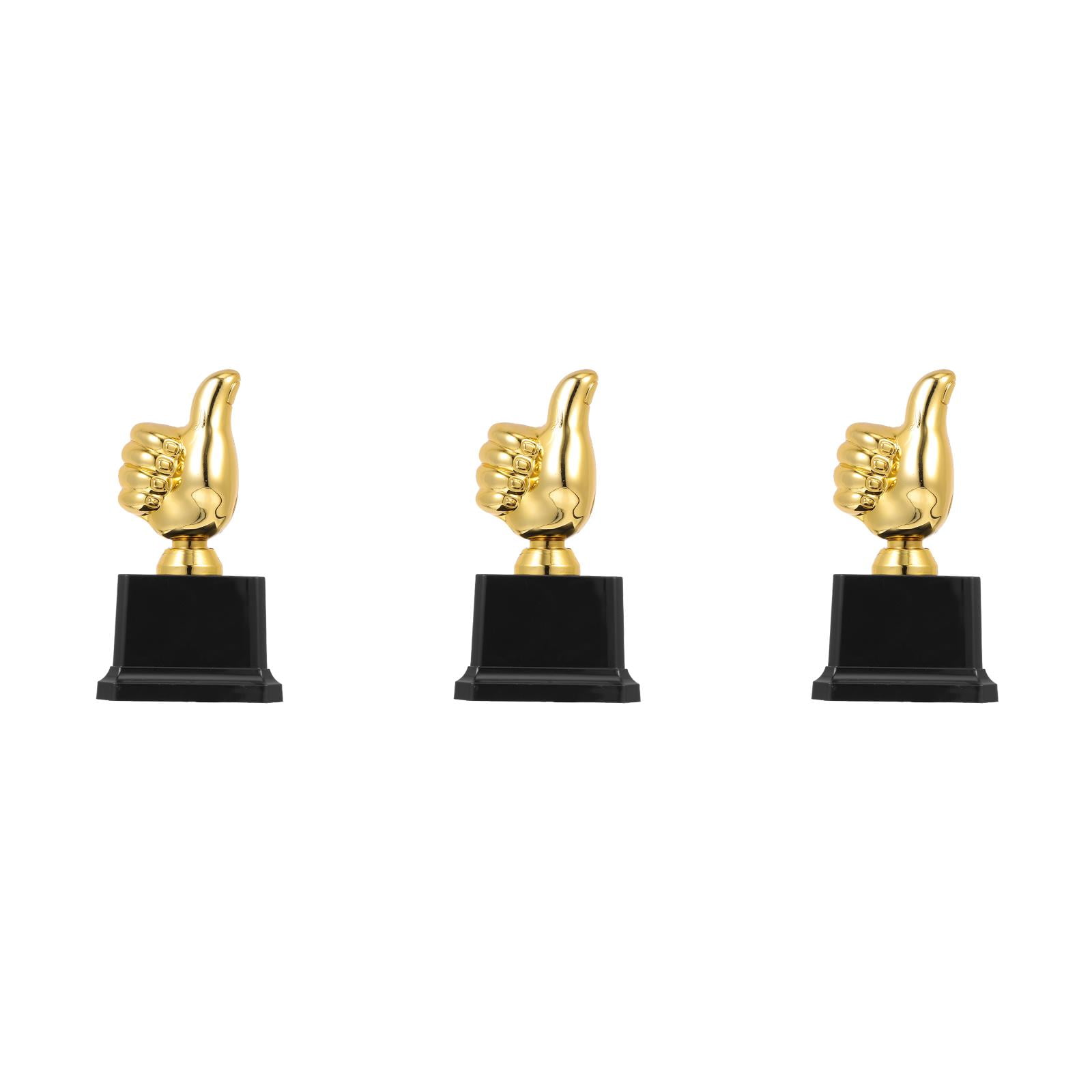 Masteelf 3pcs Creative Thumbs Up Trophy Mini Award for Students and ...