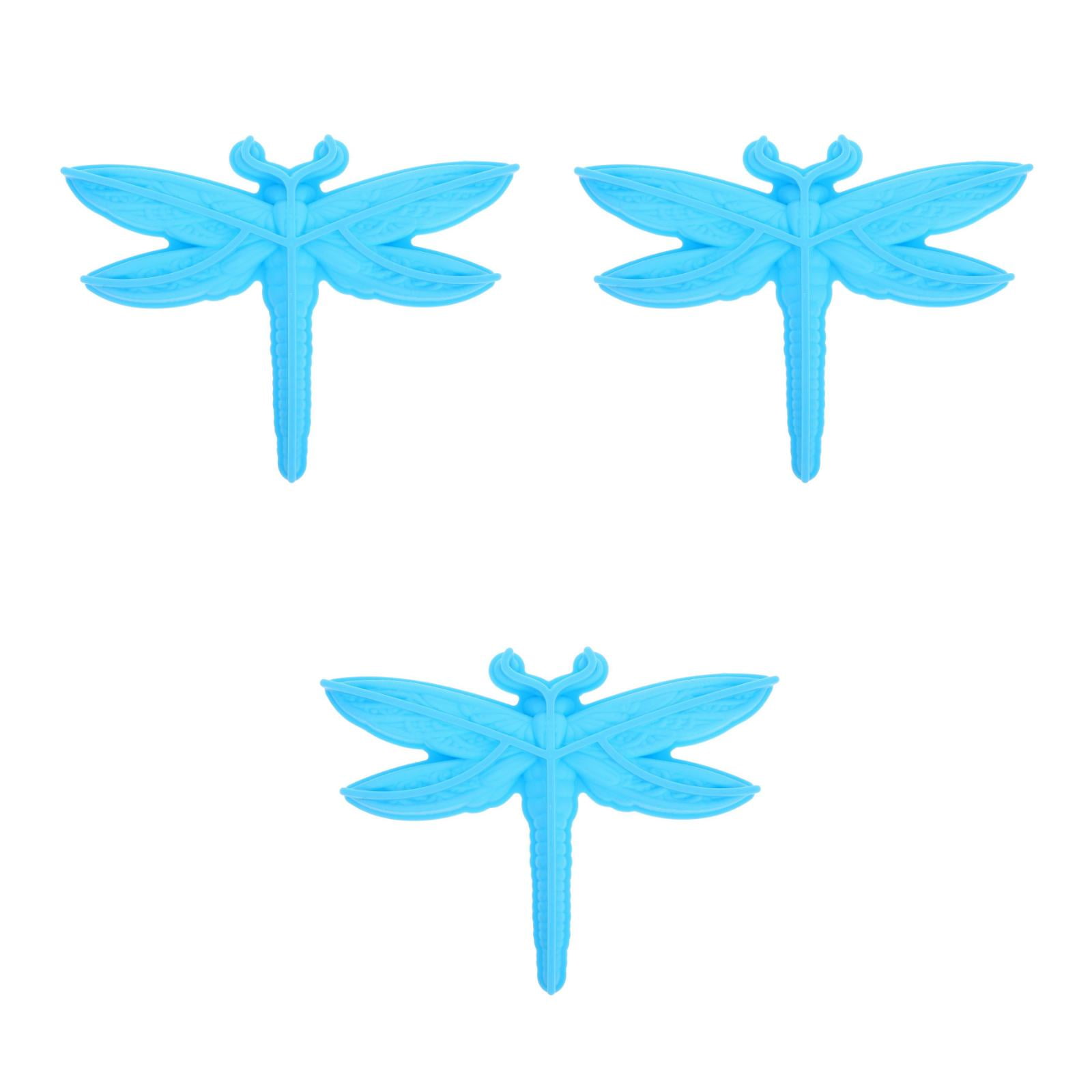 Masteelf 3pcs Dragonfly Shape Silicone Mold For Epoxy Resin Casting 3d ...