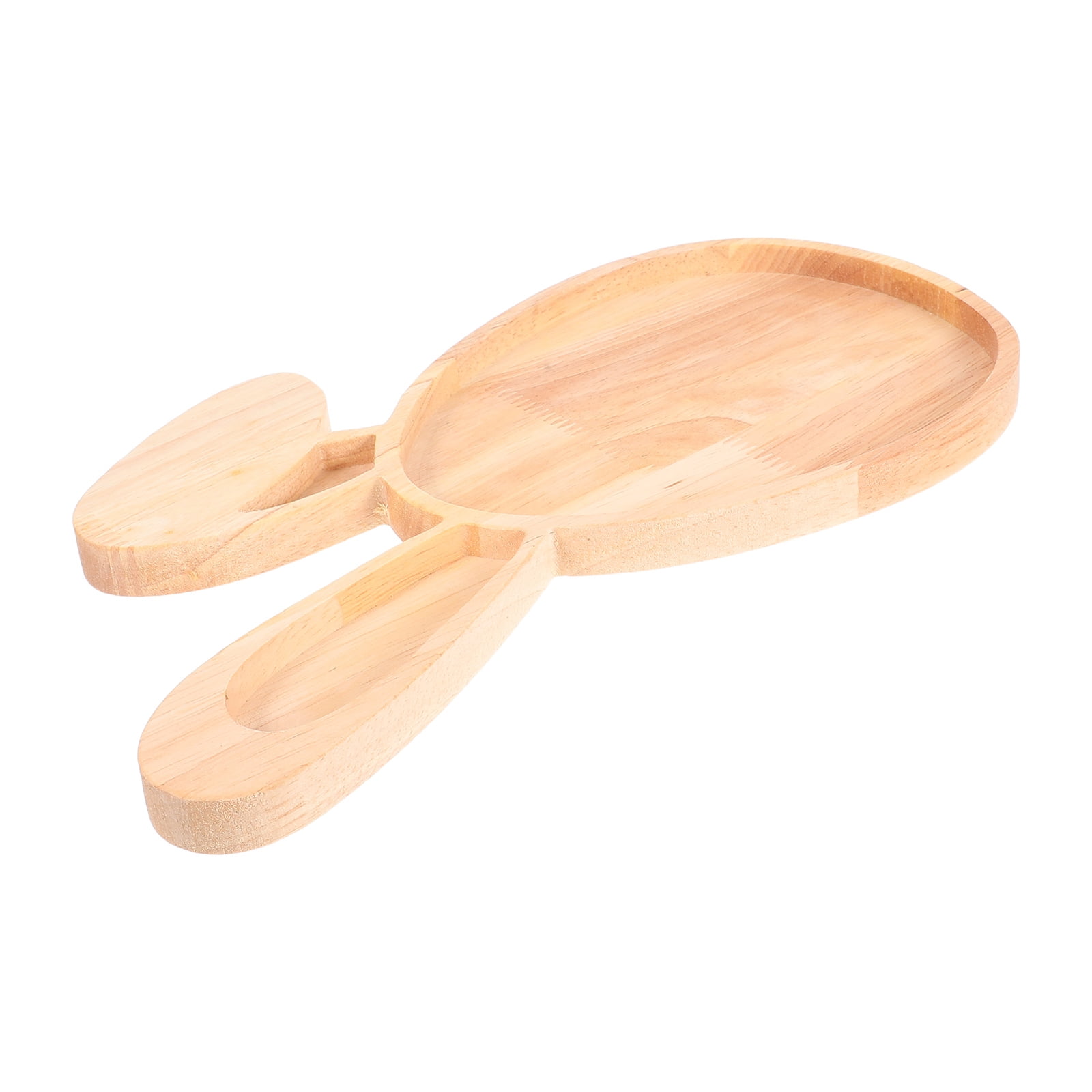 Masteelf 3pcs Easter Rabbit Shaped Wooden Tray Wooden Bread Serving ...