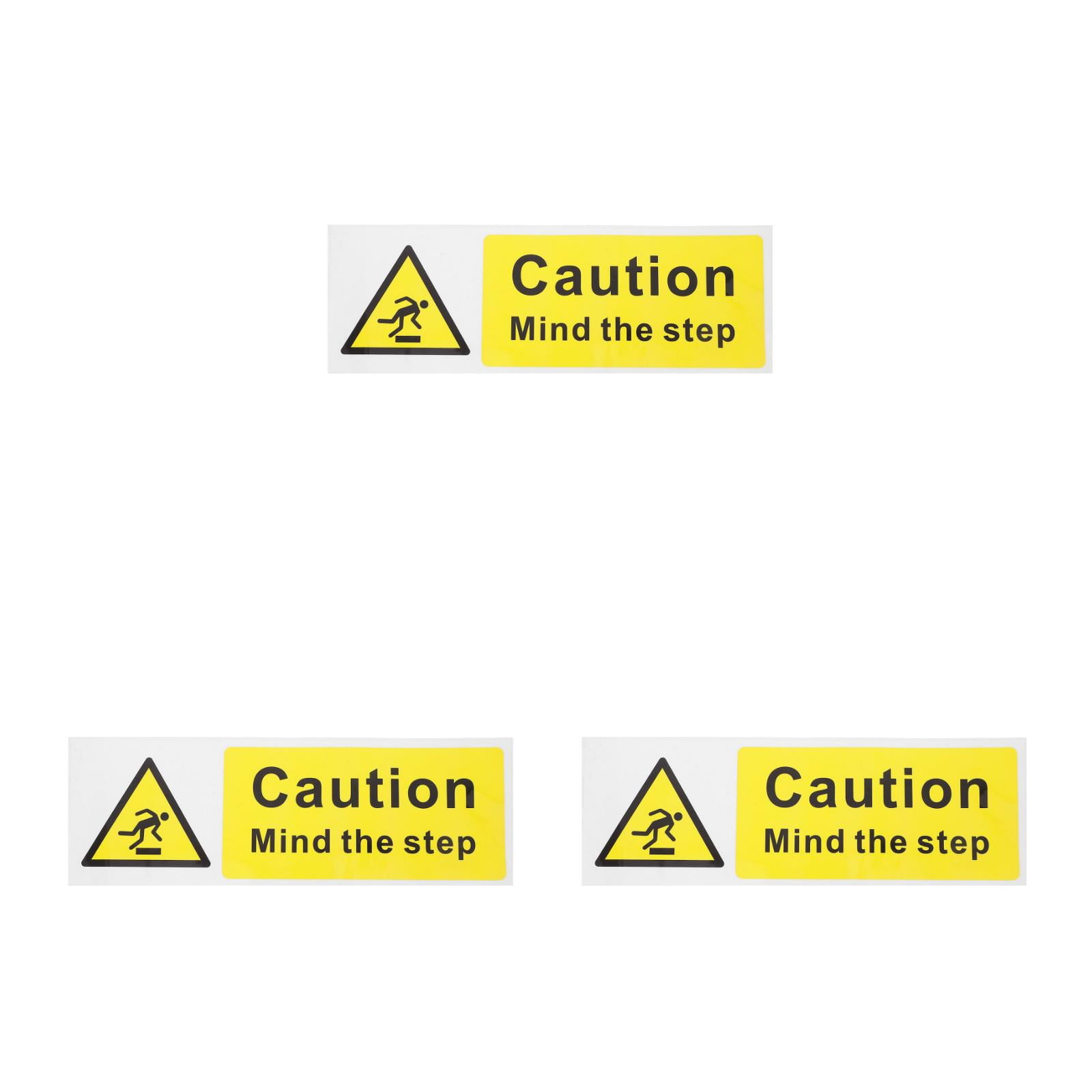 Masteelf 3pcs Easy Installation Self-Adhesive Mind the Step Warning ...