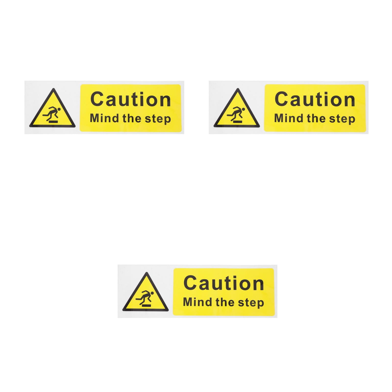 Masteelf 3pcs Easy Installation Self-Adhesive Mind the Step Warning ...