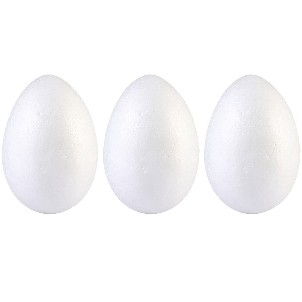 Masteelf 3pcs Eggs DIY Eggs 15CM Polystyrene Eggs for Hunts Basket ...