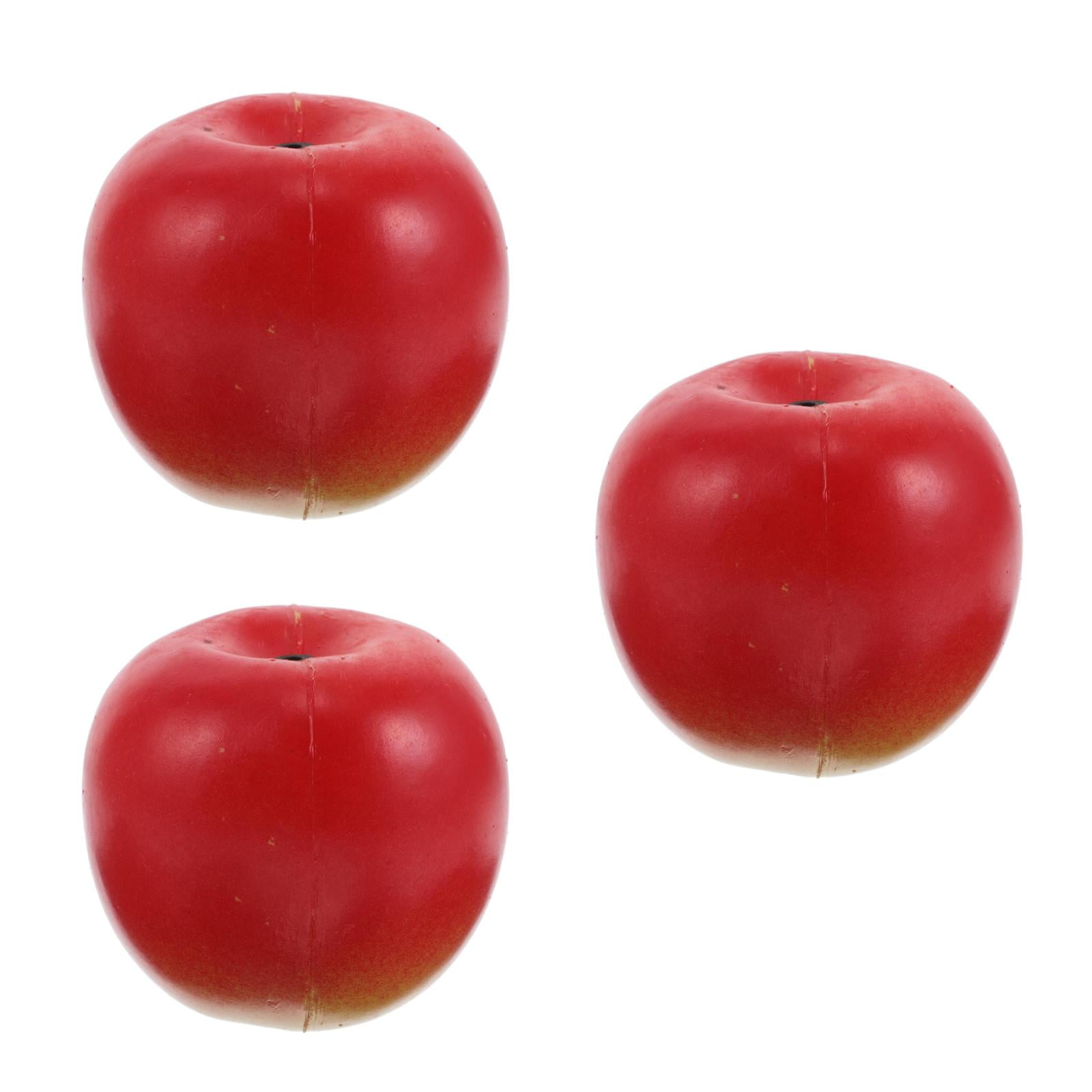 Masteelf 3pcs Emulated Fruit Model Kids Plaything Apple Toys Preschool ...