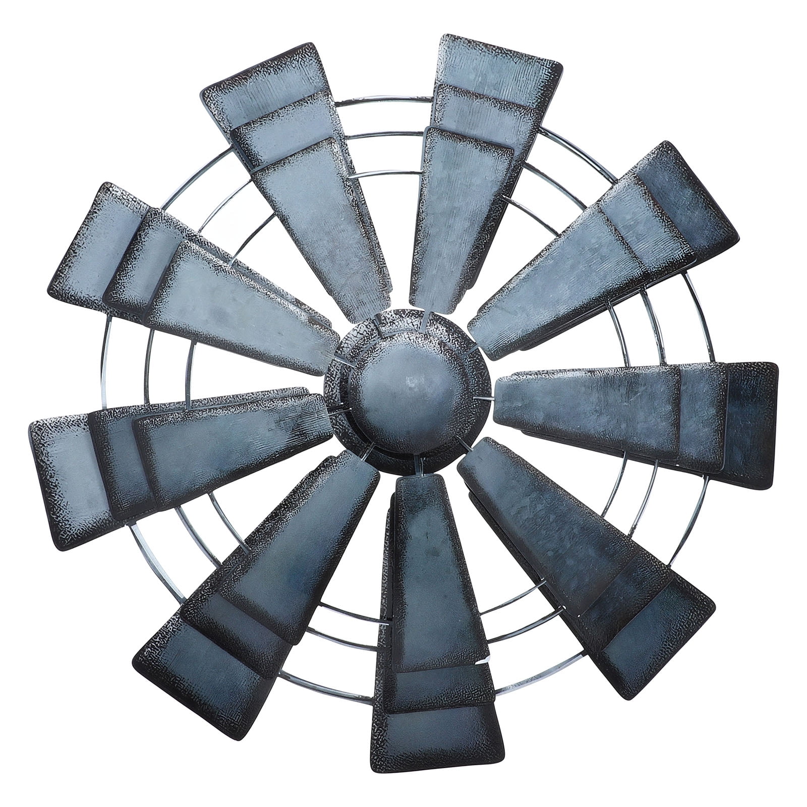 Masteelf 3pcs Farmhouse Galvanized Windmill Wall Sculpture Home Decor ...