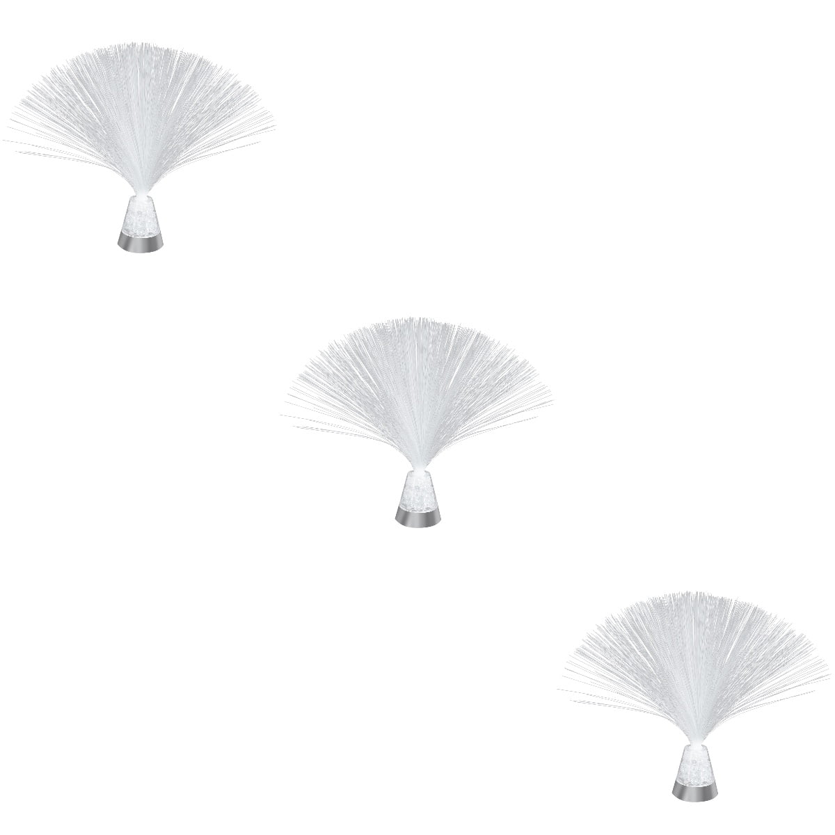 Masteelf 3pcs Fiber Optic Lamp USB Battery Powered Fiber Optic Light ...