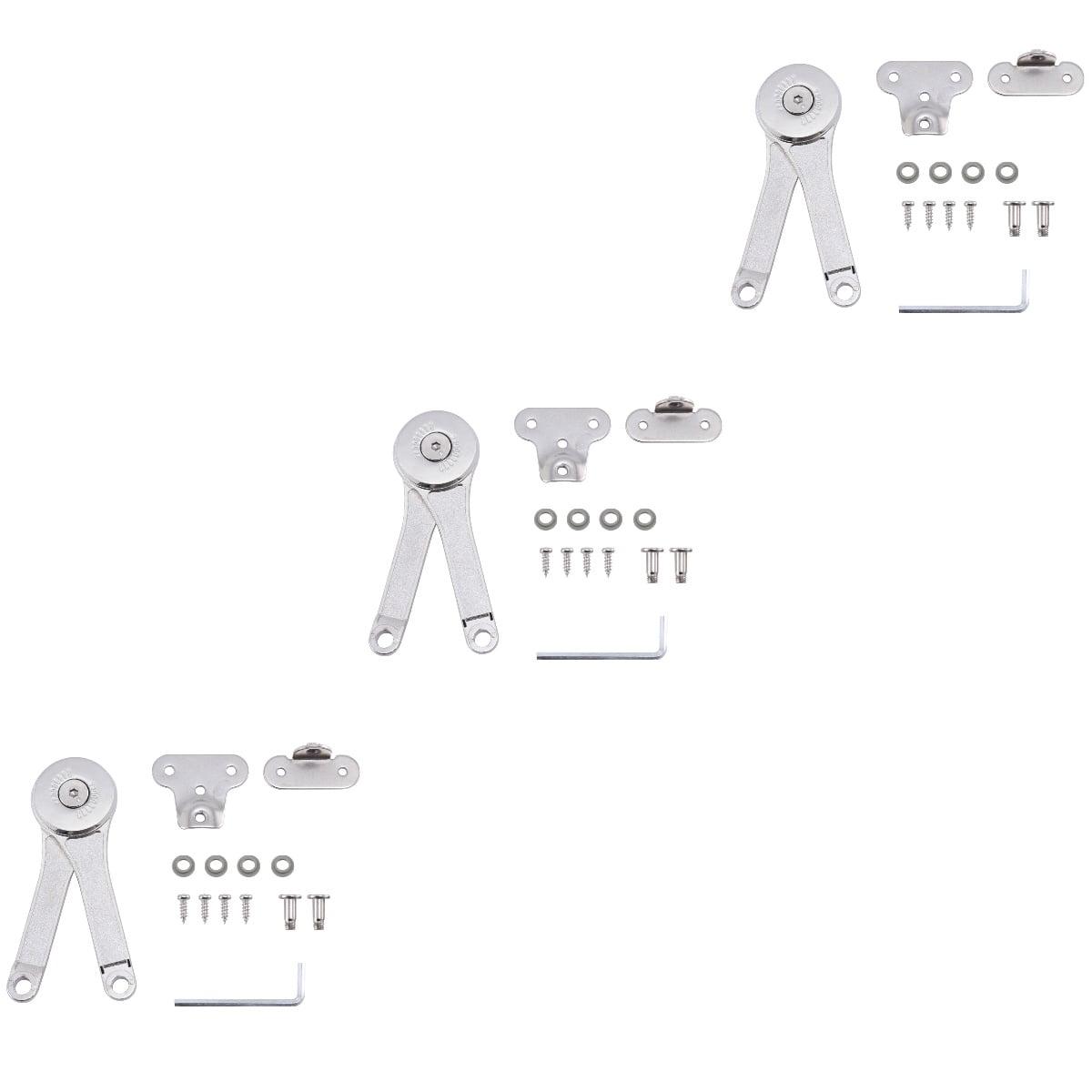 Masteelf 3pcs Furniture Rotatable Folding Lid Support Hinge Soft-Down ...