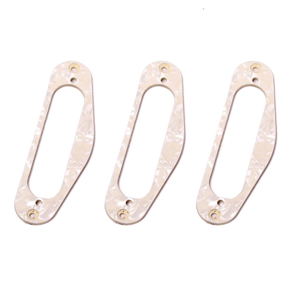Masteelf 3pcs GB405A Guitar Pickup Frame Mounting Ring Single Coil Flat ...