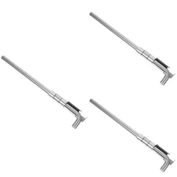 Masteelf 3pcs Gate Fence Ground Lock Stainless Steel Door Floor Latch ...