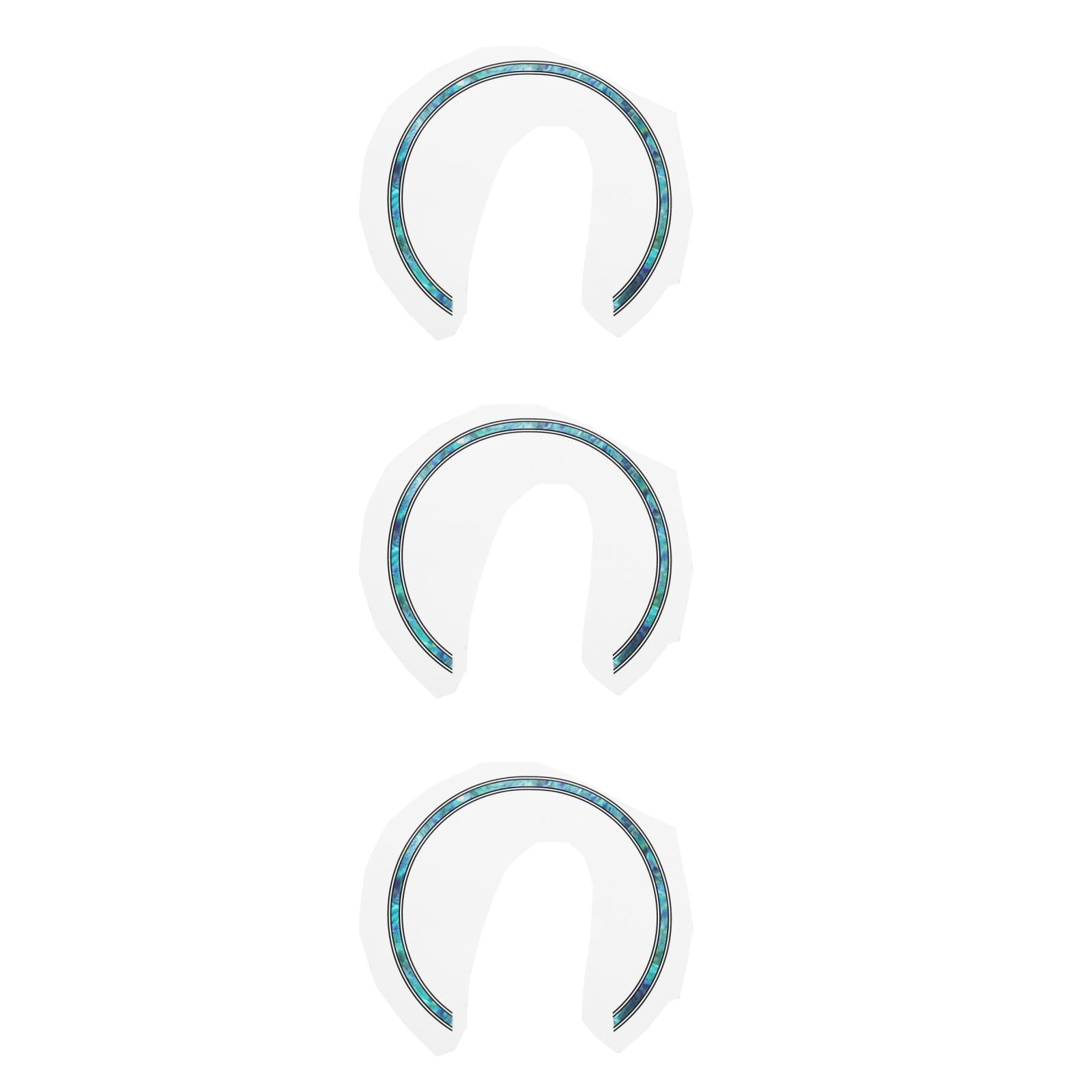 Masteelf 3pcs Guitar Sound Hole Rosette Decal Sticker Self-Adhesive ...