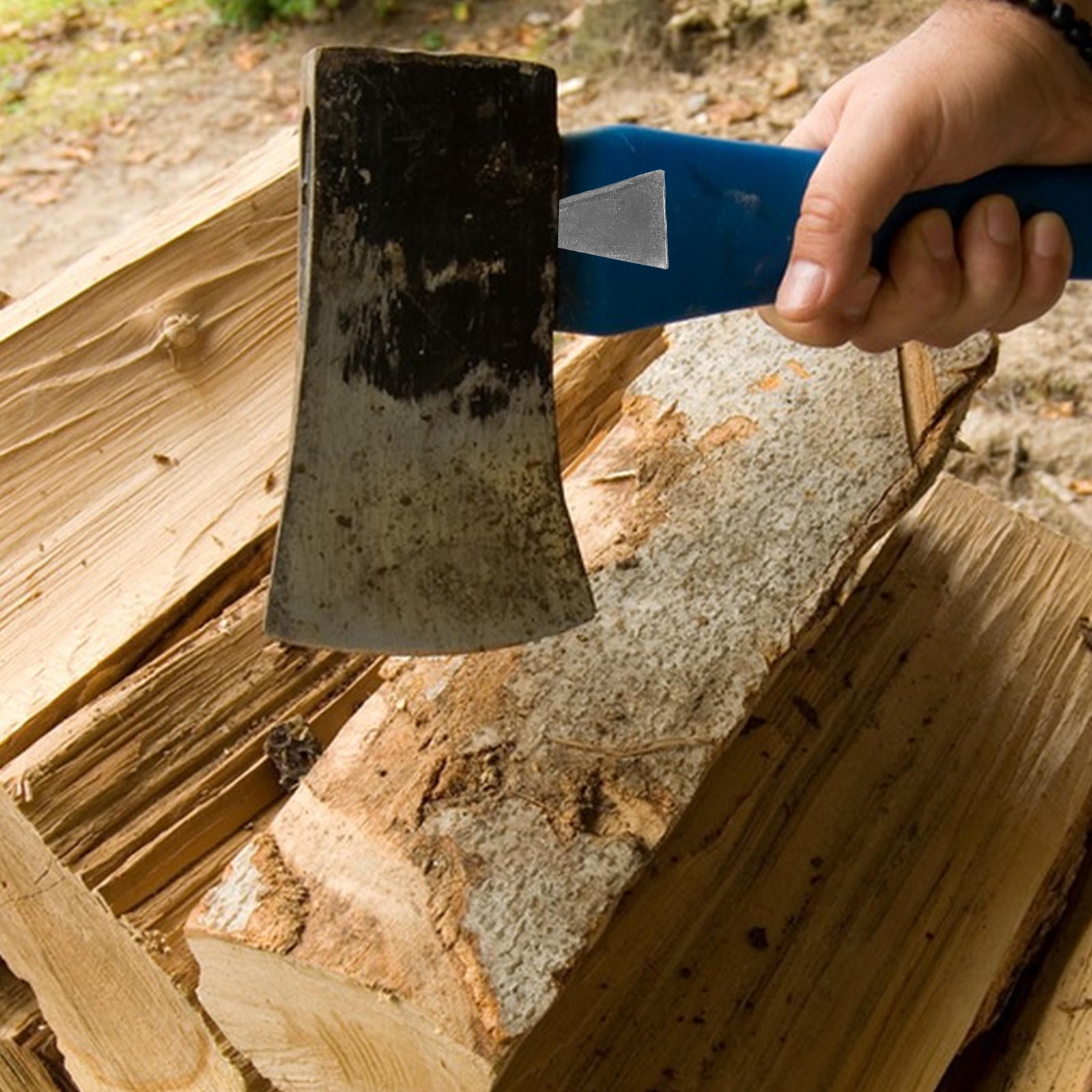 Masteelf 3pcs Hammer Wedge Set and Axe Handles for Wood Chopping Axe ...