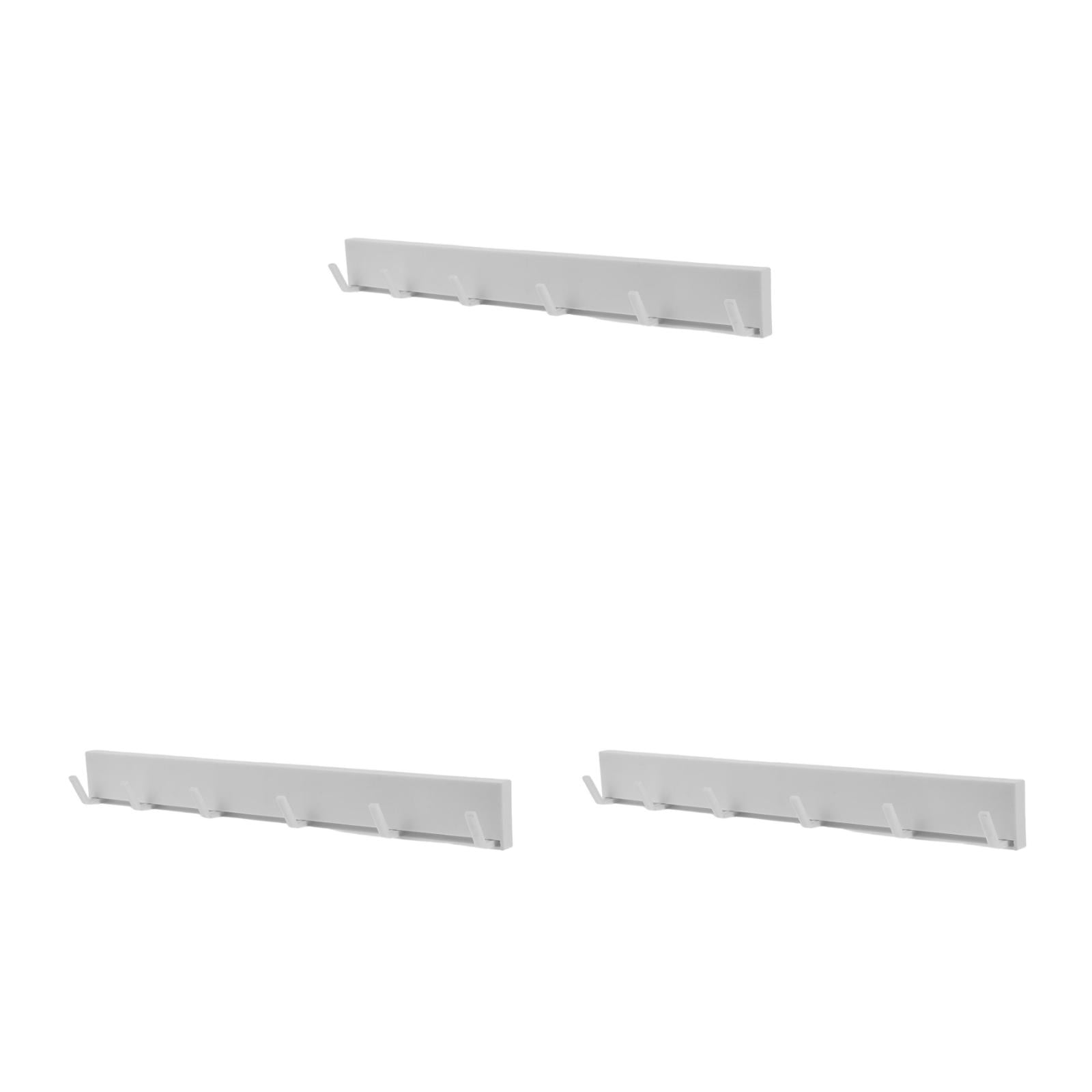 Masteelf 3pcs Heavy Duty Metal Wall Hook Rack For Coats Kitchen Cabinet ...