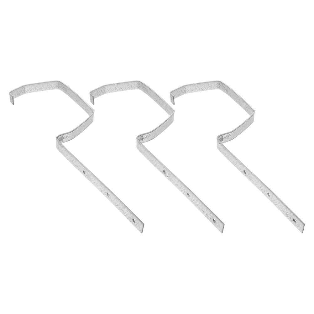 Masteelf 3pcs Heavy Duty Rain Gutter Brackets Weatherproof Metal Gutter ...