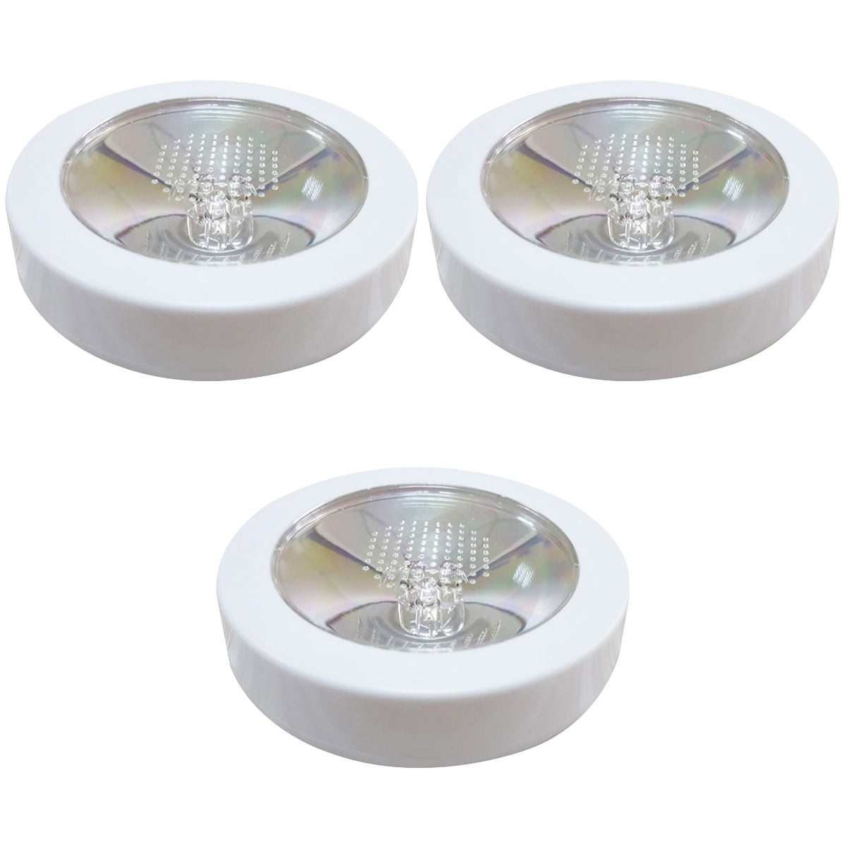 Masteelf 3pcs LED RGB Base Light Charging USB or Battery Powered ...