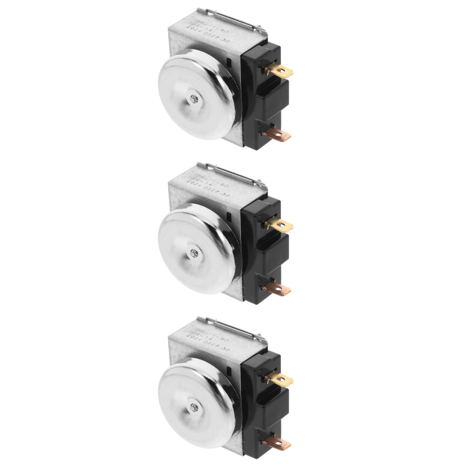 Masteelf 3pcs Mechanical Timer Switch For Electric Oven And Cooker Round Shaft Timer For Kitchen ...
