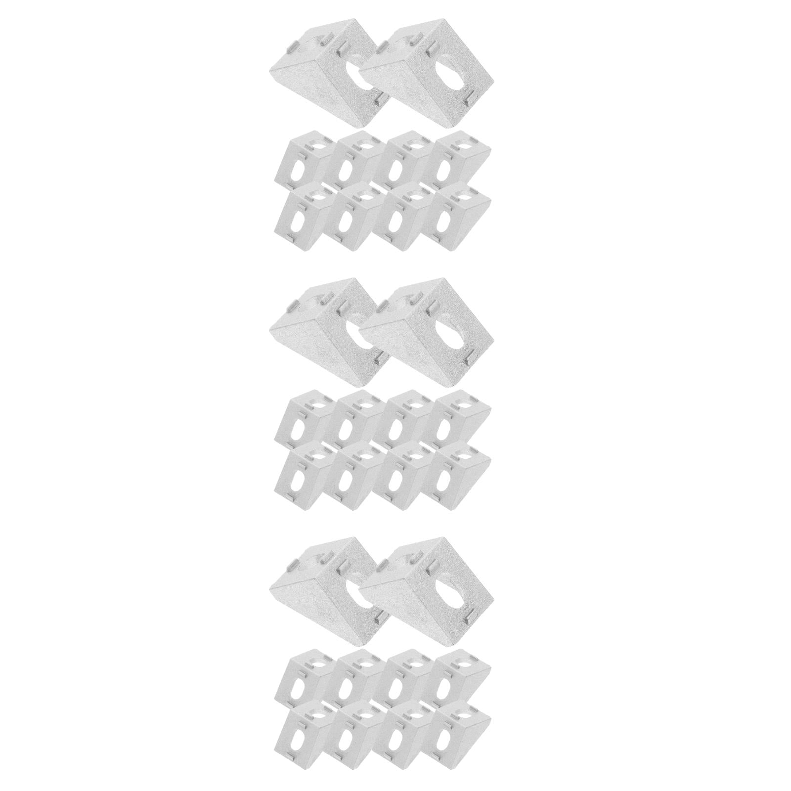 Masteelf 3pcs Metal Angle Shelf Triangle Corner Bracket Furniture ...