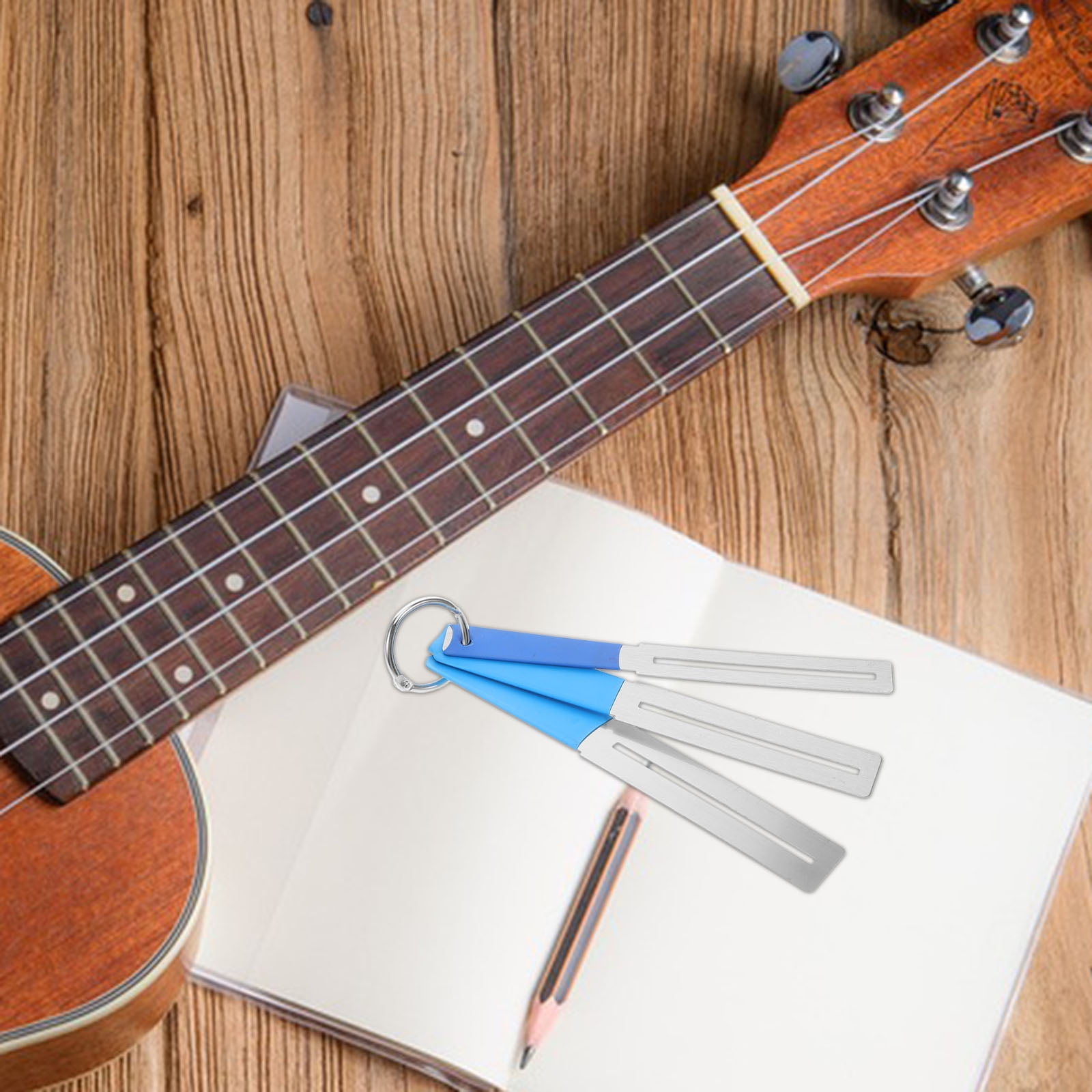 Masteelf 3pcs Metal Fretboard Protector Fingerboard Guards Guitar Bass ...