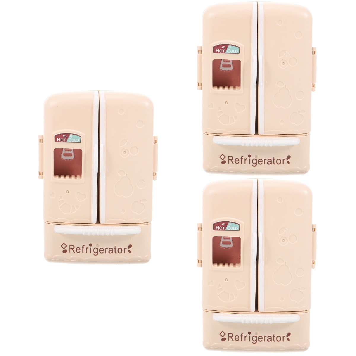 Masteelf 3pcs Miniature Fridge Doll House Furniture Mini House ...