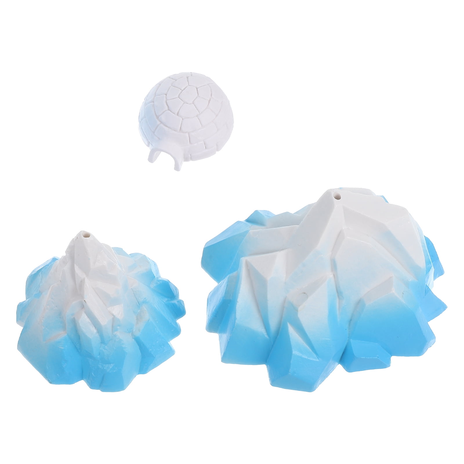 Masteelf 3pcs Miniature Glacier and Igloo Models Mini Realistic Arctic ...