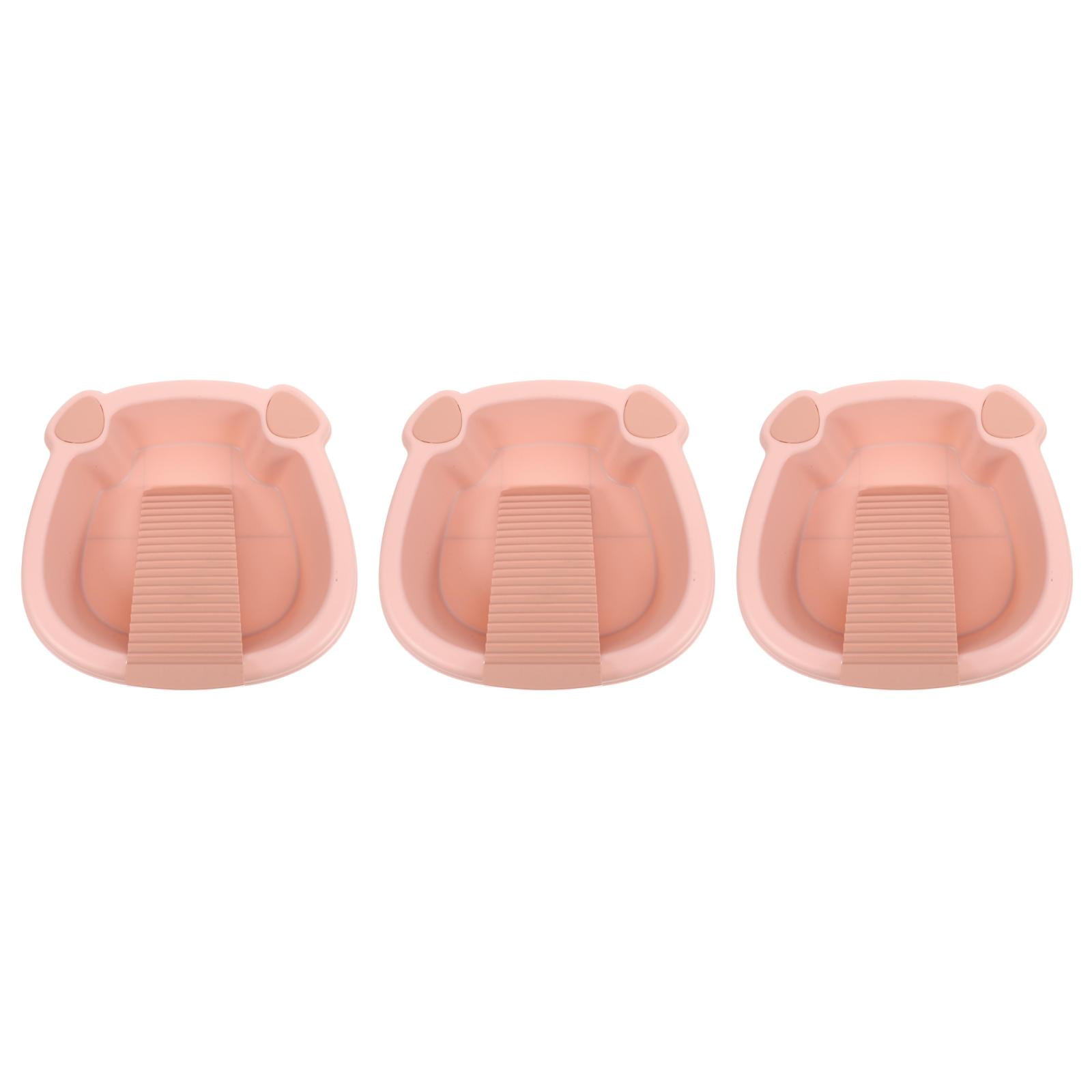 Masteelf 3pcs Small Washing Bucket With Washboard Laundry Tub Foot ...