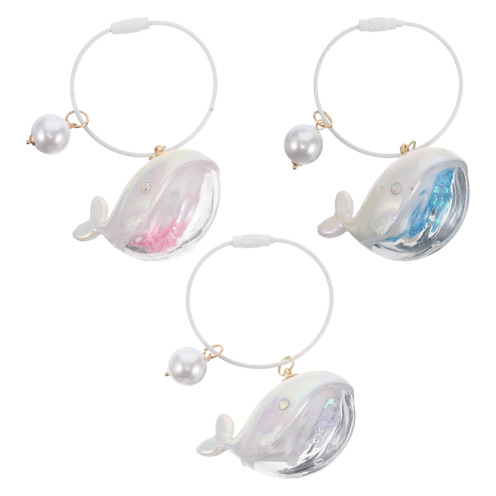 Masteelf 3pcs Ocean Animal Keychain Dolphin Cute Iridescence Toys ...