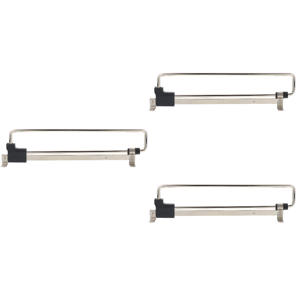 Masteelf 3pcs - Out Closet Valet Rod, Adjustable Wardrobe Clothing ...