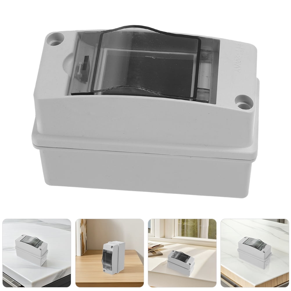 Masteelf 3pcs Outdoor Electrical Enclosure DIN Rail Adaptable Box Two ...
