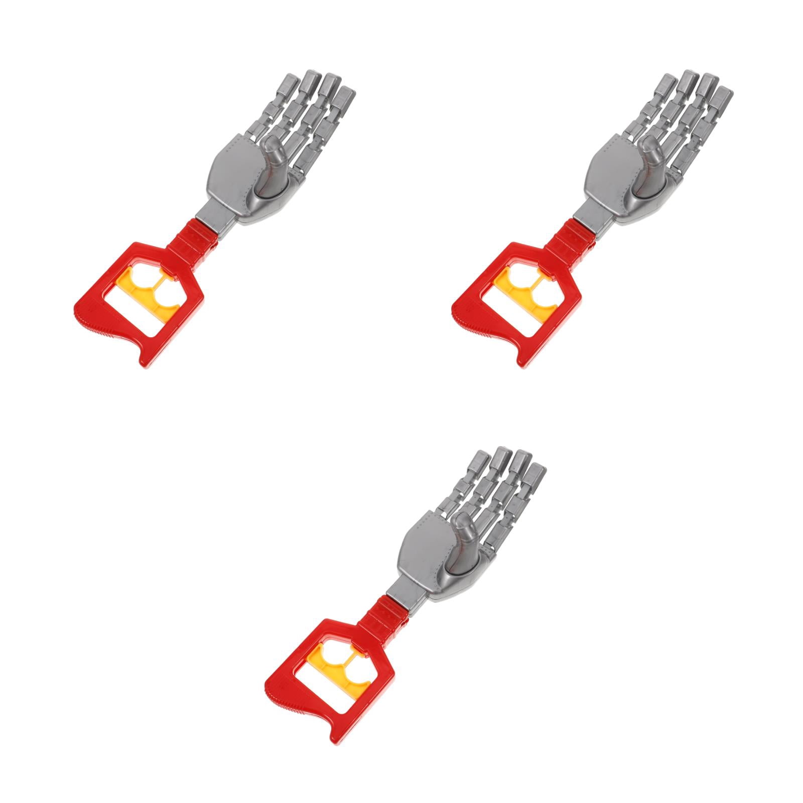 Masteelf 3pcs Plastic Retro Robot Arm Robot Up Pinch Tool Kids Toy ...