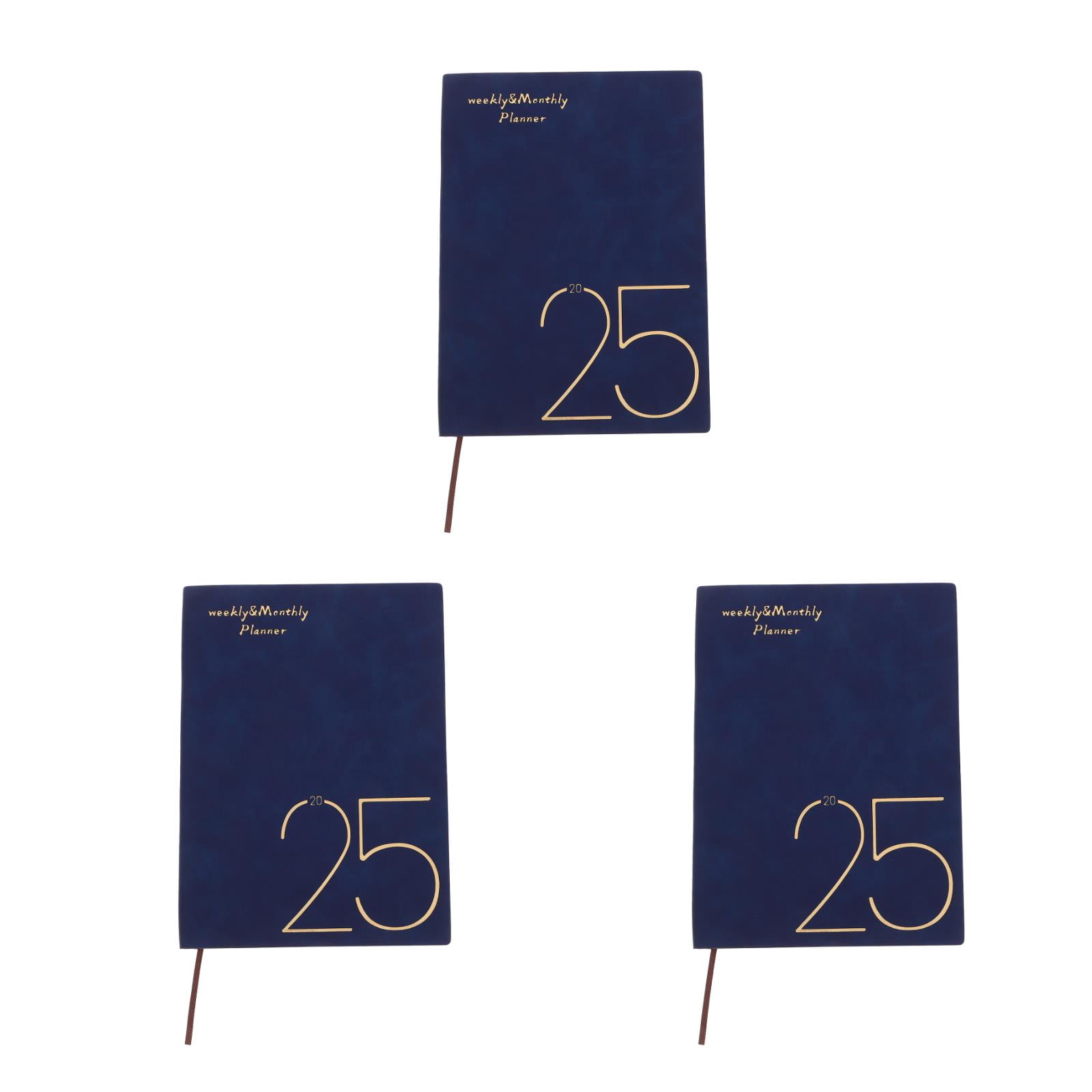 Masteelf 3pcs Portable Student Planner Book Office Note Book Household ...