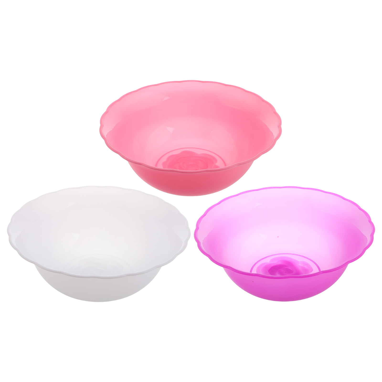 Masteelf 3pcs SPA Facial Basin Round Plastic Wash Basin Soaking Tub ...