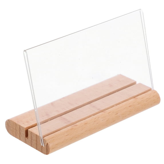 Masteelf 3pcs Sign Display Board Label Showing Stand Price Holder Tag ...