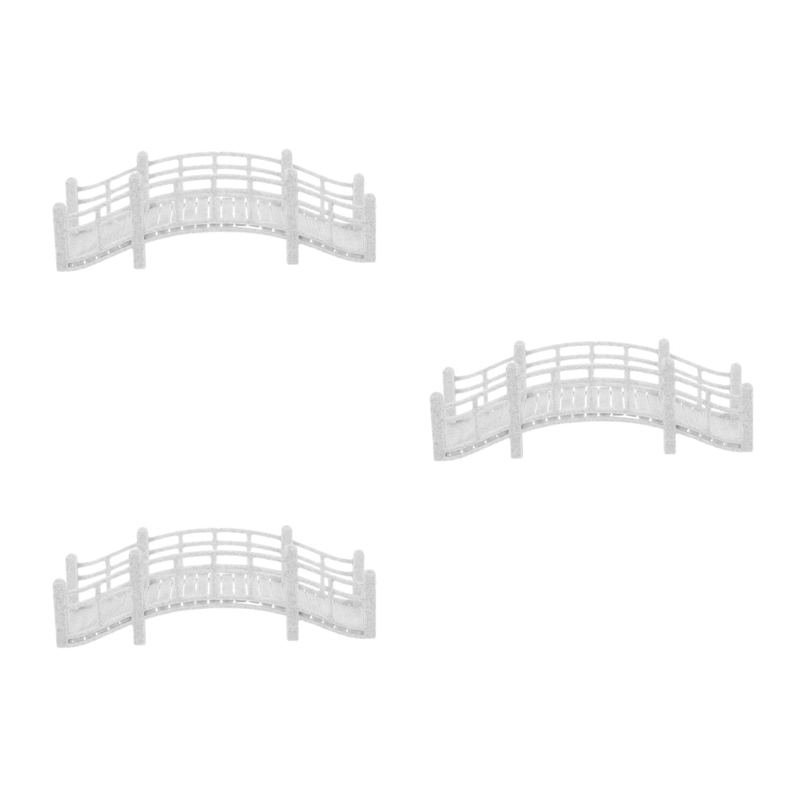 Masteelf 3pcs Small Bridge For Garden Decor Miniature Bridge Vintage ...