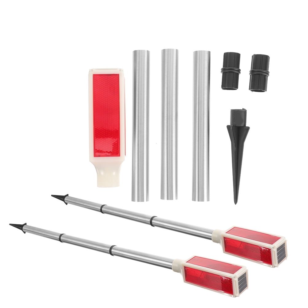 Masteelf 3pcs Solar Driveway Lights With Reflectors Heavy Duty ...