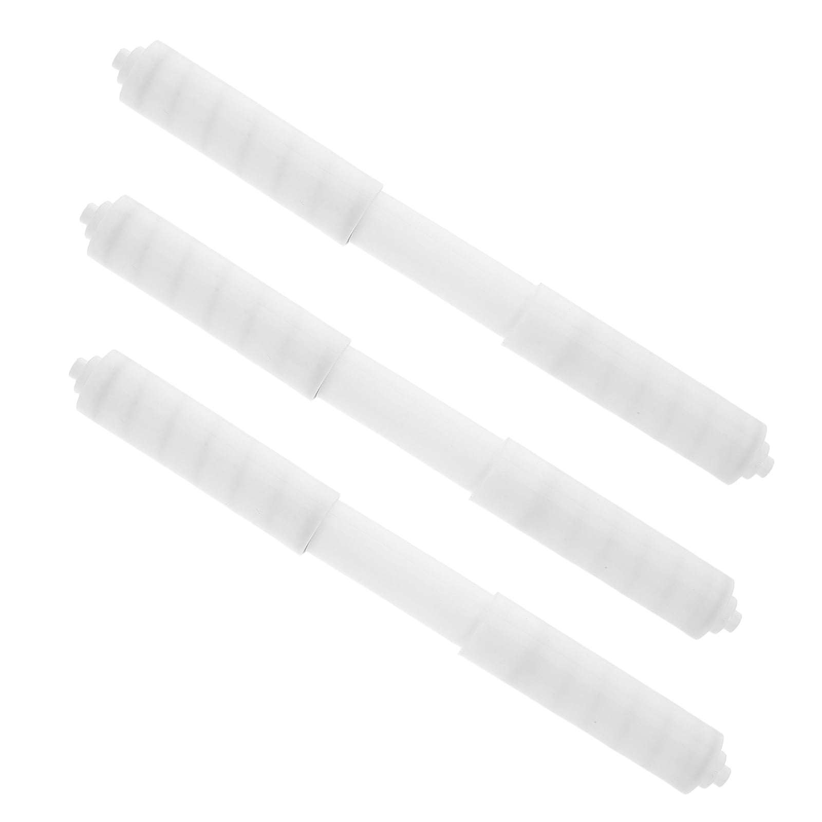 Masteelf 3pcs Spring Loaded Toilet Paper Holder Rod Plastic Toilet ...