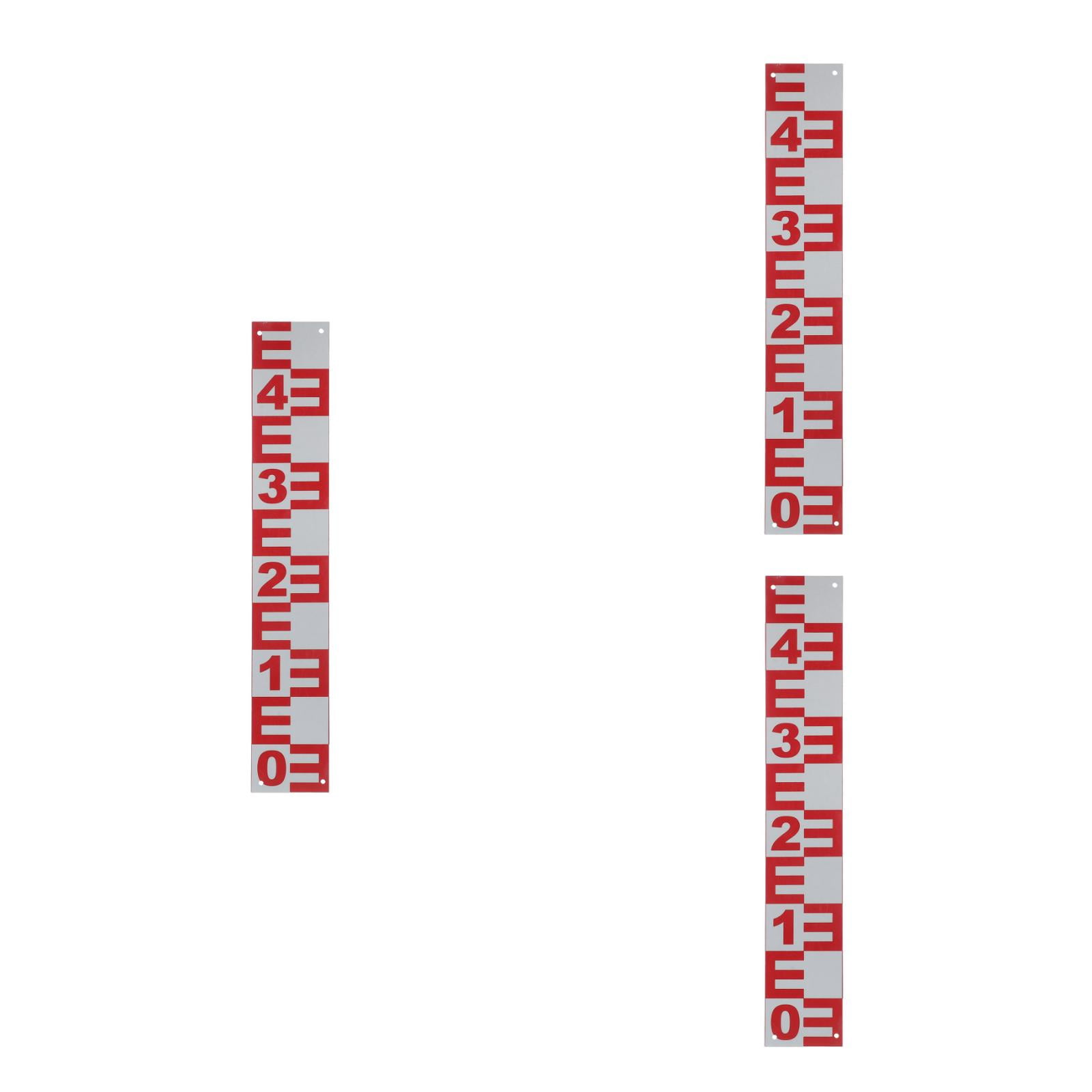 Masteelf 3pcs Stainless Steel Water Level Measuring Tool Water Level ...