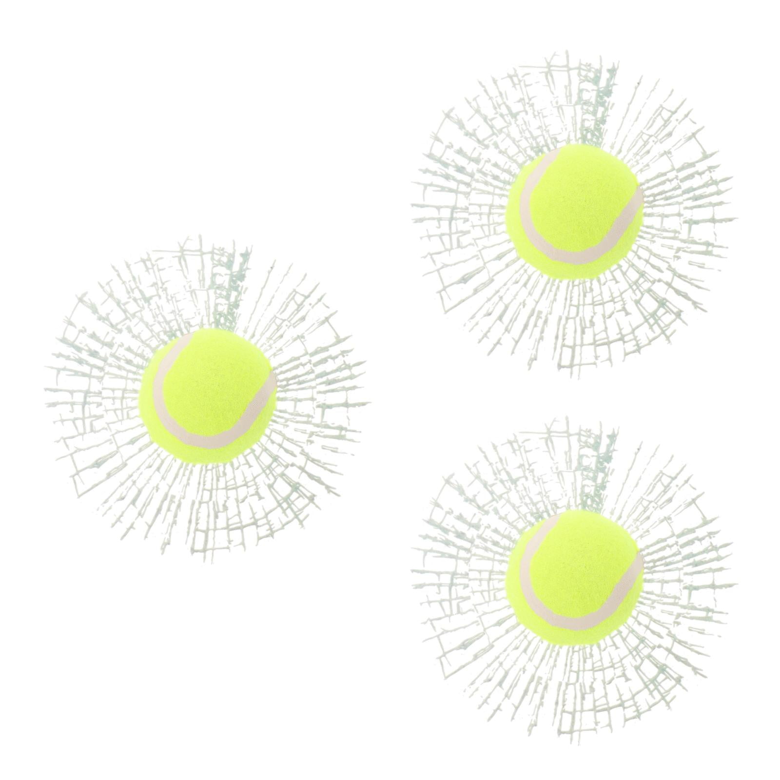 Masteelf 3pcs Tennis Broken Glass Car Sticker 3D Car Window Crack Decal ...