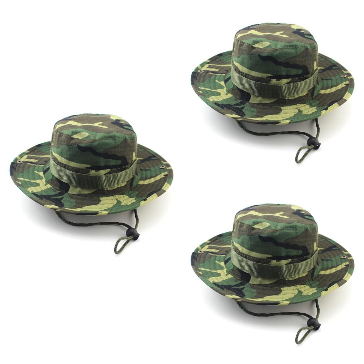 Masteelf 3pcs The Boonie Bucket Hat Hiking Fishing Bush for Outdoor ...