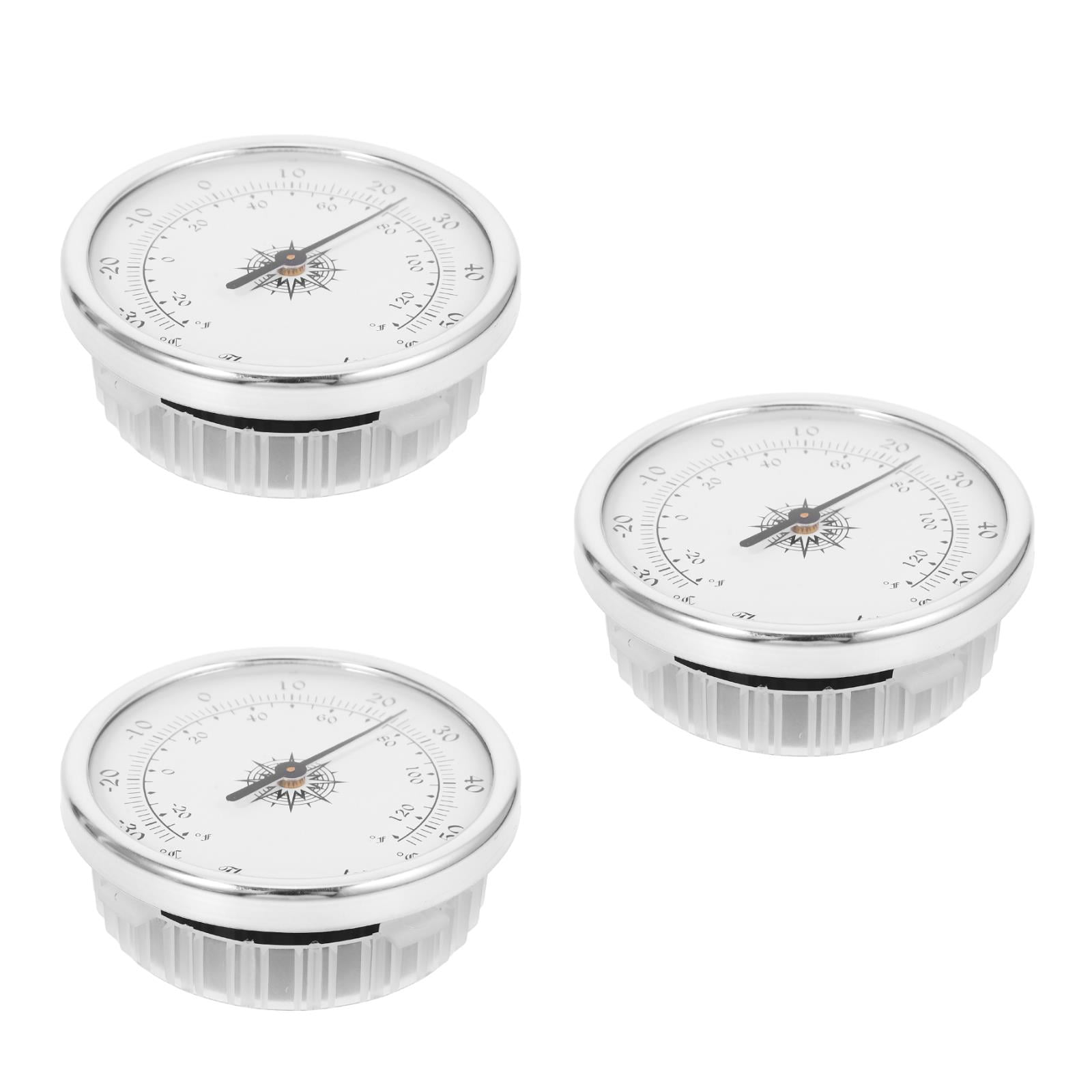 Masteelf 3pcs Thermometer Hygrometer Wall Mount Display Humidity Indoor ...