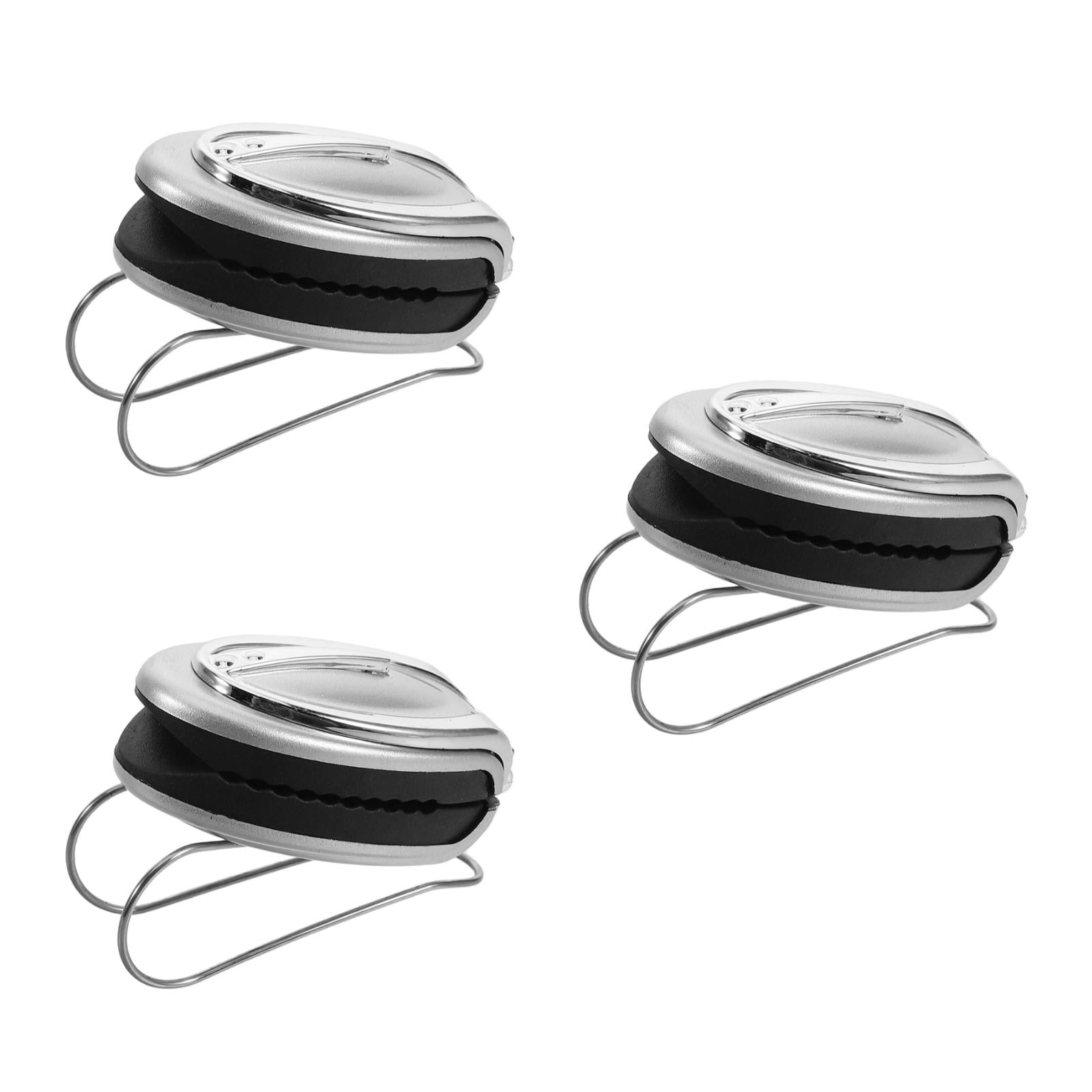 Masteelf 3pcs Vehicle Visor Glasses Clip Holder Car Visor Sunglasses ...