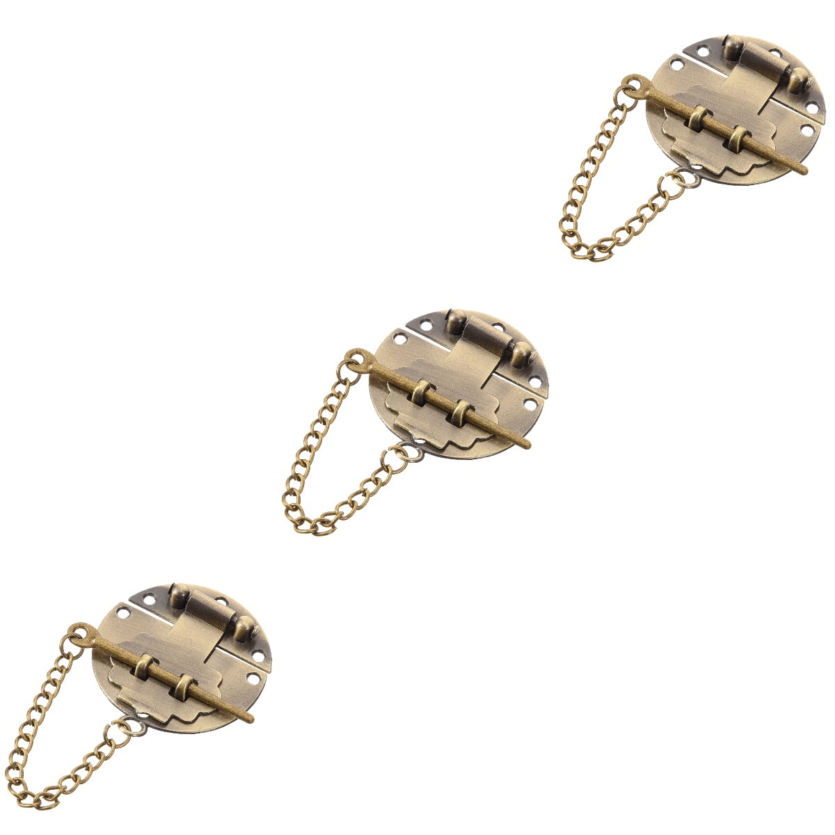 Masteelf 3pcs Vintage Wooden Box Hasp Lock Decorative Jewelry Box ...