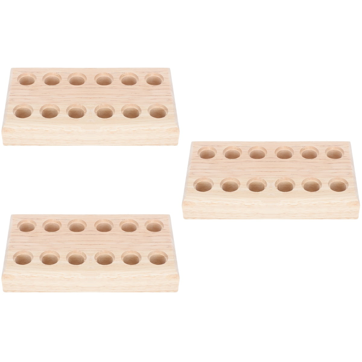 Masteelf 3pcs Wooden 12 Holes Pliers Organizer Practical Wood Pliers ...